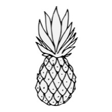 Ananas - Traceable Heraldic Art