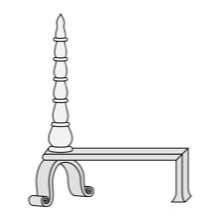 Andiron - Traceable Heraldic Art