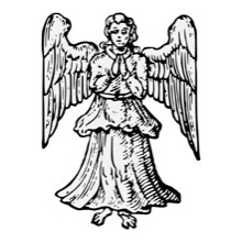 Angel - Traceable Heraldic Art