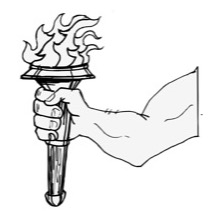 Torch - Traceable Heraldic Art