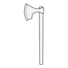 Axe - Traceable Heraldic Art