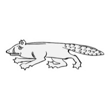 Beaver - Traceable Heraldic Art