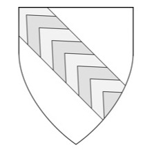 Bend Chevronelly - Traceable Heraldic Art