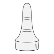 Bowling Pin - Traceable Heraldic Art