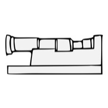 Cannon - Traceable Heraldic Art