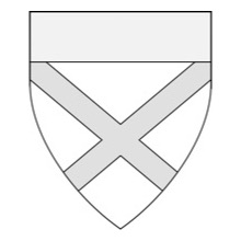 Chief and a Saltire - Traceable Heraldic Art