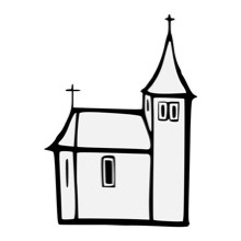 Church - Traceable Heraldic Art