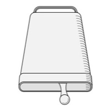 Cow-Bell - Traceable Heraldic Art