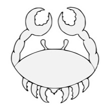 Crab - Traceable Heraldic Art