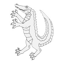 Rampant - Traceable Heraldic Art