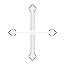 Lozenge - Traceable Heraldic Art