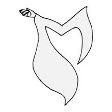 Dextrochère - Traceable Heraldic Art