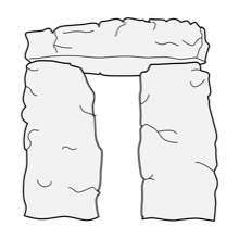 Dolmen - Traceable Heraldic Art