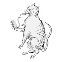 Rat - Traceable Heraldic Art