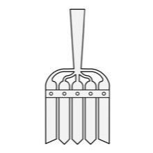 Eel-Fork - Traceable Heraldic Art