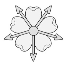 Elderflower - Traceable Heraldic Art