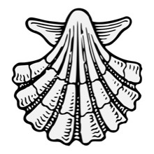 Escallop - Traceable Heraldic Art