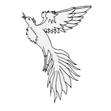 Firebird - Traceable Heraldic Art