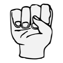 Fist - Traceable Heraldic Art