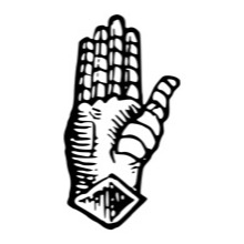 Gauntlet - Traceable Heraldic Art