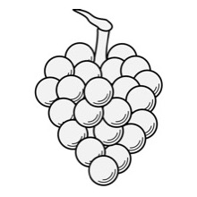Grape - Traceable Heraldic Art