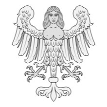 Harpy - Traceable Heraldic Art