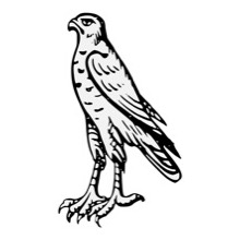 Hawk - Traceable Heraldic Art