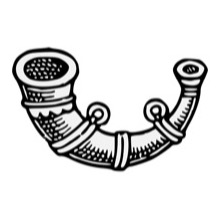 Hunting Horn - Traceable Heraldic Art