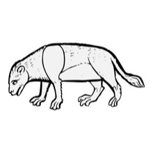 Hyena - Traceable Heraldic Art