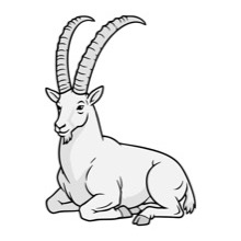 Ibex - Traceable Heraldic Art