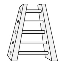 Ladder - Traceable Heraldic Art