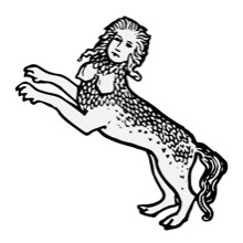 Lamia - Traceable Heraldic Art