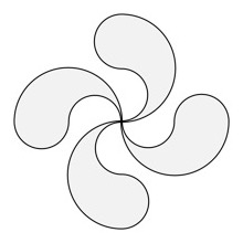 Lauburu - Traceable Heraldic Art