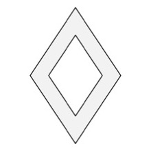 Mascle - Traceable Heraldic Art