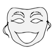 Mask - Traceable Heraldic Art