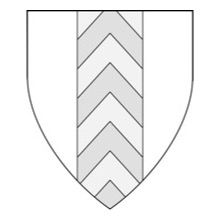 Pale Chevronelly - Traceable Heraldic Art