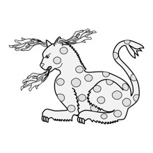 Panther - Traceable Heraldic Art