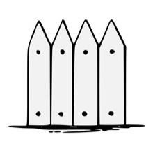 Fence - Traceable Heraldic Art