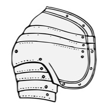 Pauldron - Traceable Heraldic Art