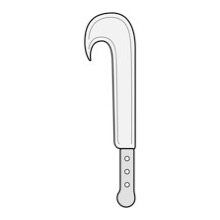 Pruning Knife - Traceable Heraldic Art