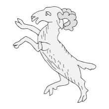 Ram - Traceable Heraldic Art