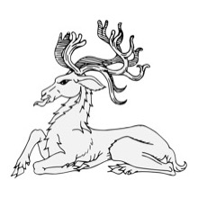 Reindeer - Traceable Heraldic Art