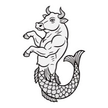 Sea-Bull - Traceable Heraldic Art