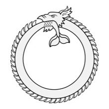 Sea-Serpent - Traceable Heraldic Art