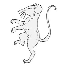 Shrew - Traceable Heraldic Art