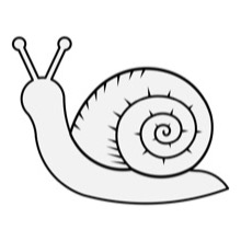 Snail - Traceable Heraldic Art