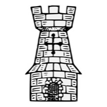 Tower - Traceable Heraldic Art