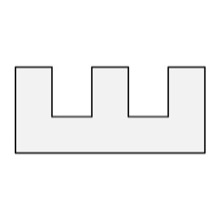 Battlements - Traceable Heraldic Art