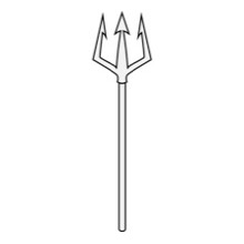 Trident - Traceable Heraldic Art