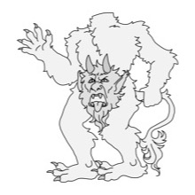 Troll - Traceable Heraldic Art